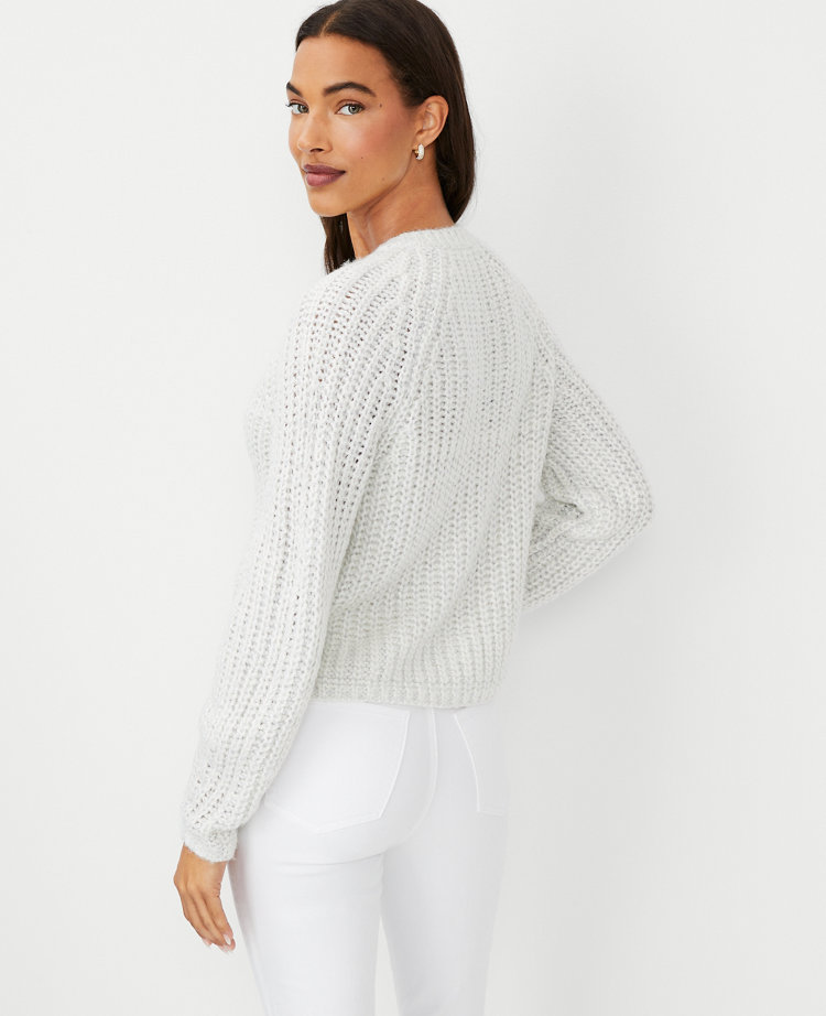 Sequin Textured Stitch Cardigan