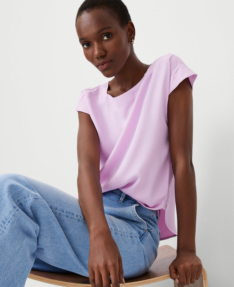 Women's Purple Tops, Blouses & Shirts | Ann Taylor