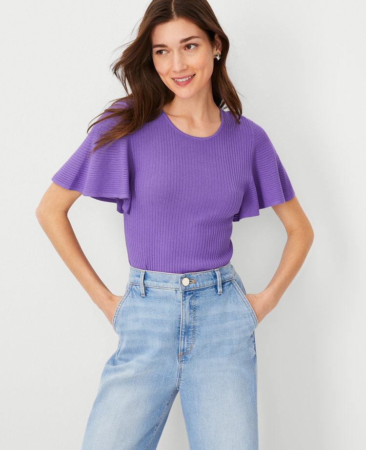 Lightweight Flare Sleeve Sweater