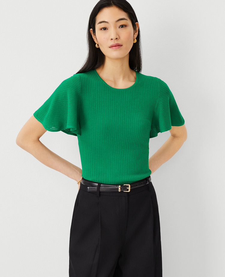 Lightweight Flare Sleeve Sweater