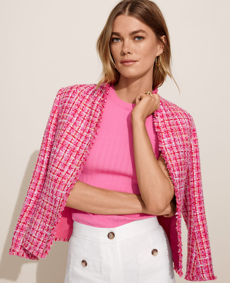 The Cutaway Jacket in Fringe Tweed