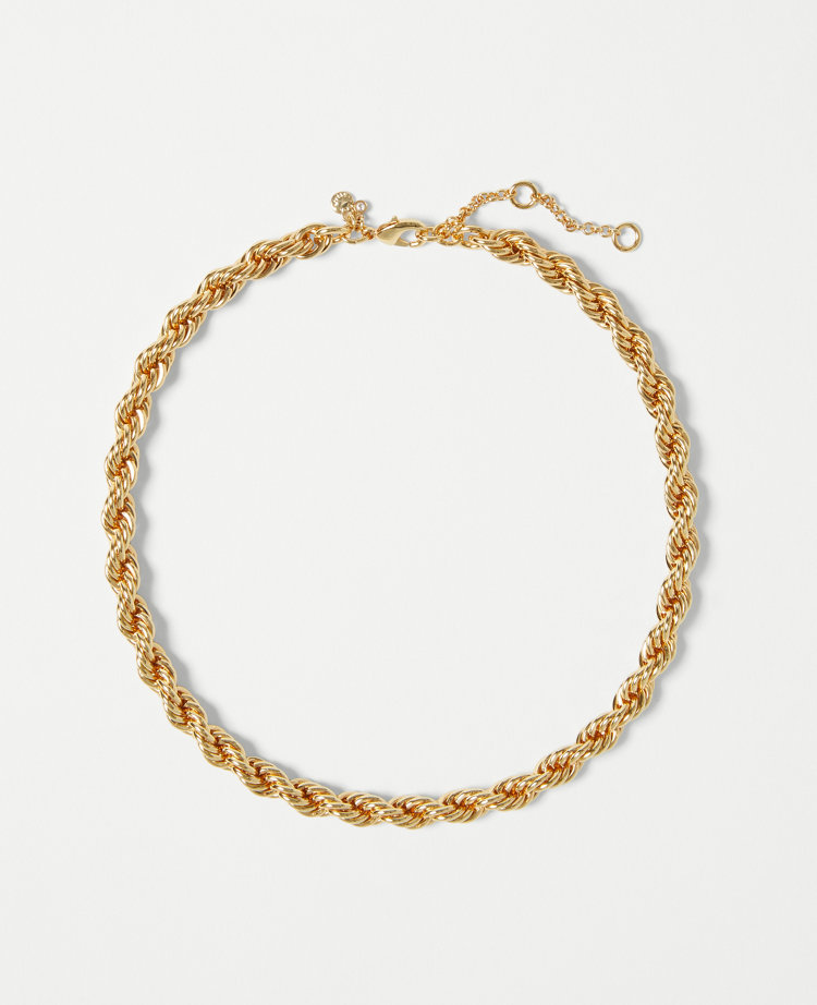 Twisted Rope Chain Necklace