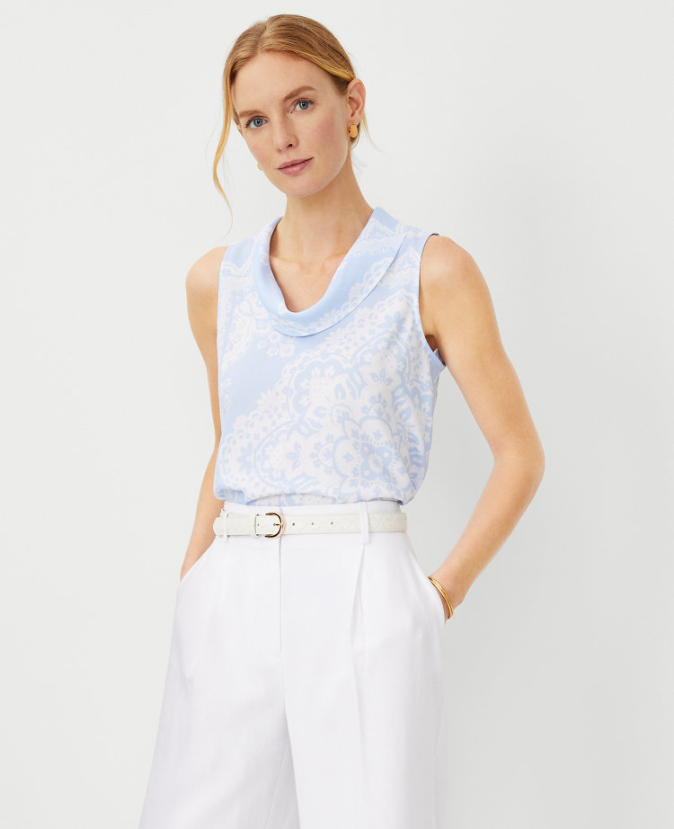 Women's Blue Tops, Blouses & Shirts | Ann Taylor