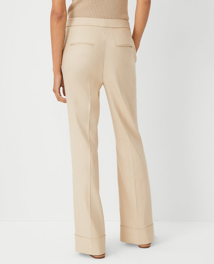 The Cuffed Trouser Pant in Linen Twill