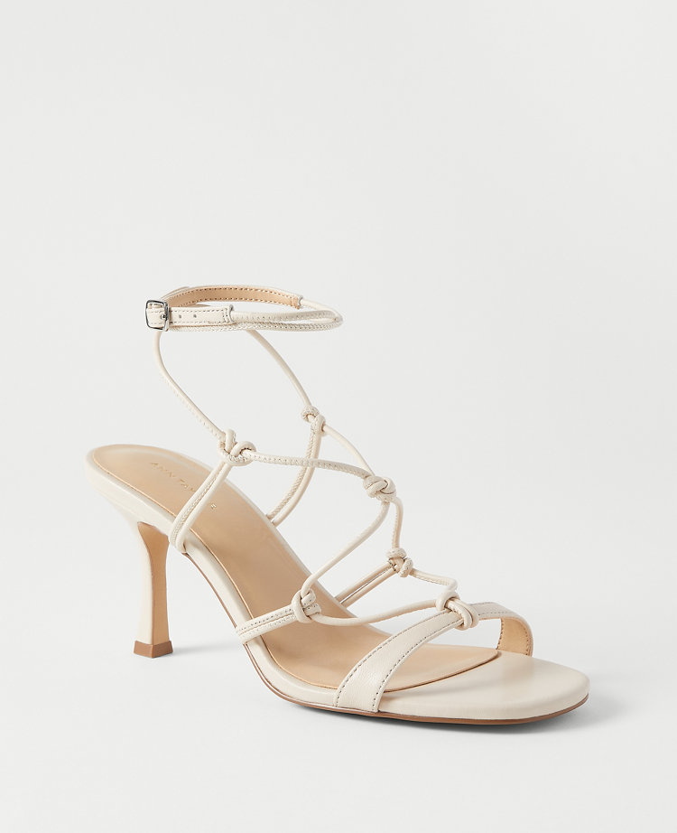 Studio Collection Knotted Strappy Sandals