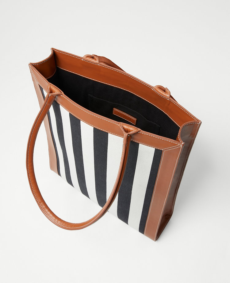 AT Weekend Striped Tote Bag
