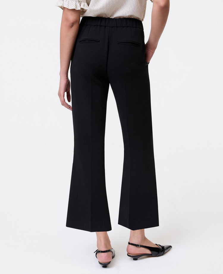 The Petite Relaxed Jayne Trouser in Textured Crepe