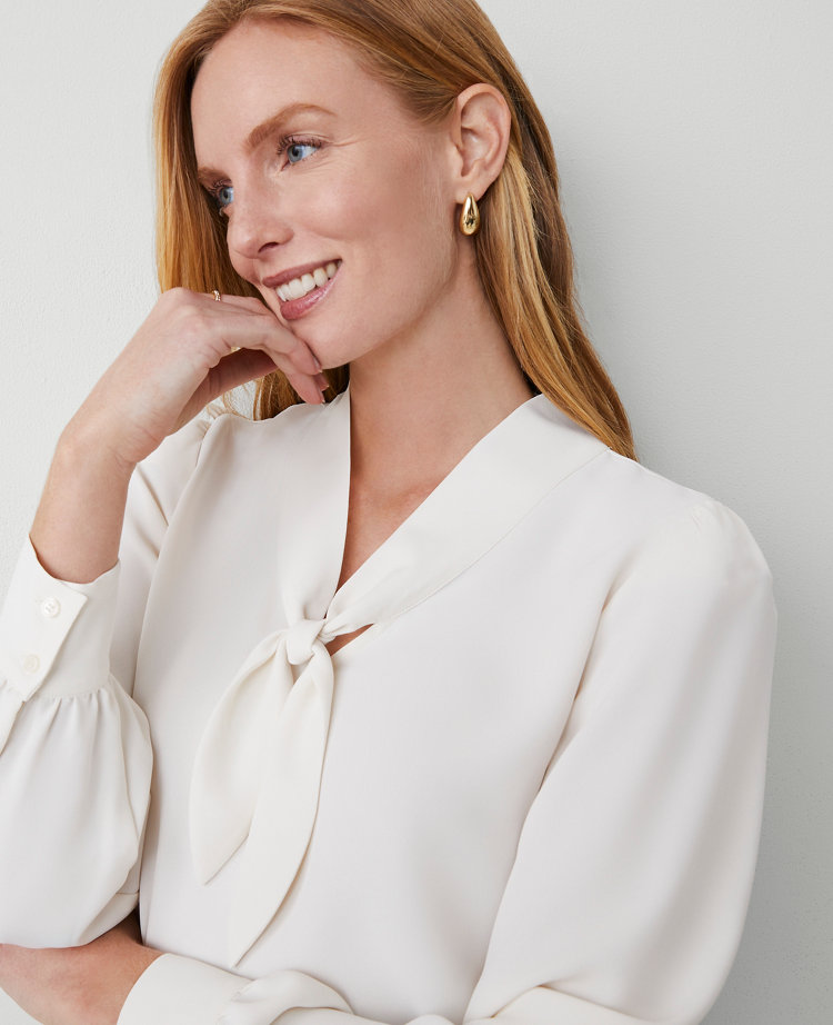 Women's White Petite Tops & Blouses | Ann Taylor