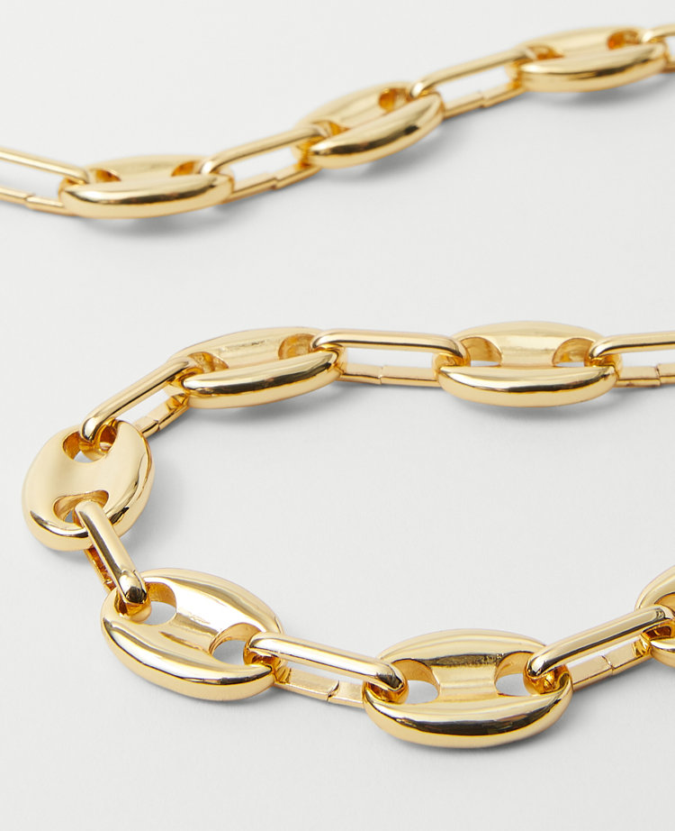 Oval Chain Link Necklace