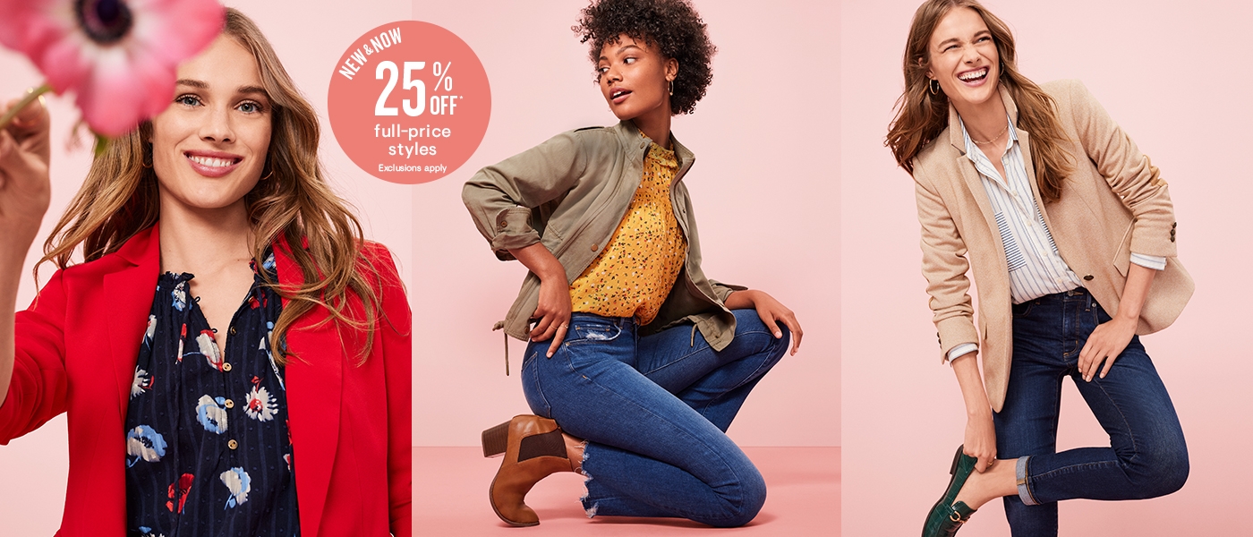 LOFT: Women's Clothing, Petites, Dresses, Pants, Shirts, Sweaters