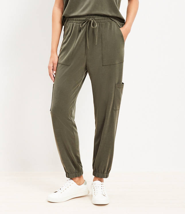 Lou & Grey Sandwashed Cargo Pants