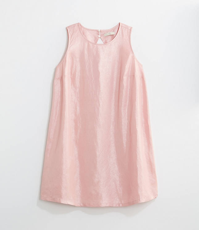 LOFT Plus Shimmer Cutout Back Shift Dress