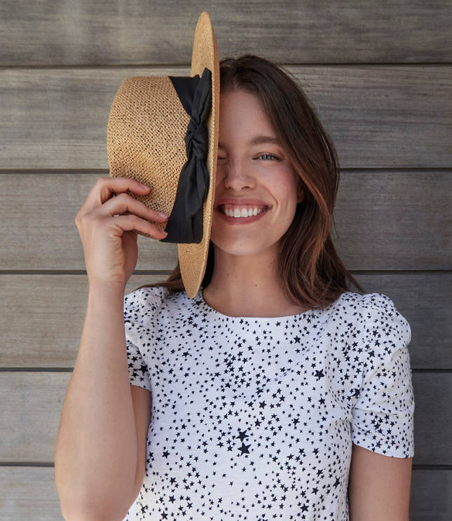 Star Puff Sleeve Statement Tee