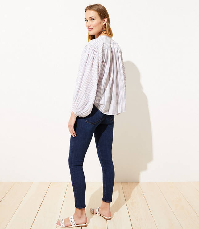 Striped Hi-Lo Button Down Shirt