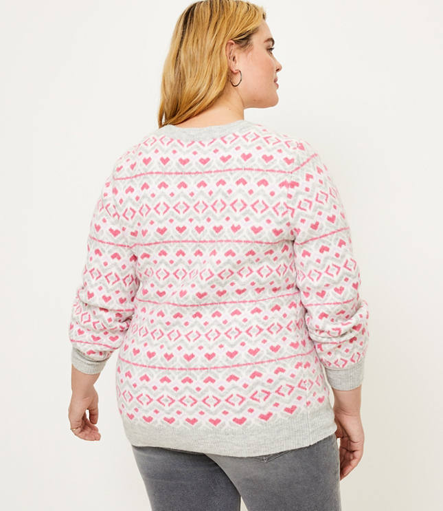 LOFT Plus Heart Sweater