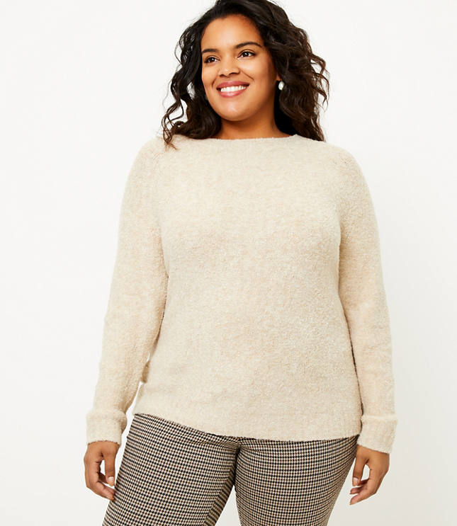 LOFT Plus Boucle Sweater