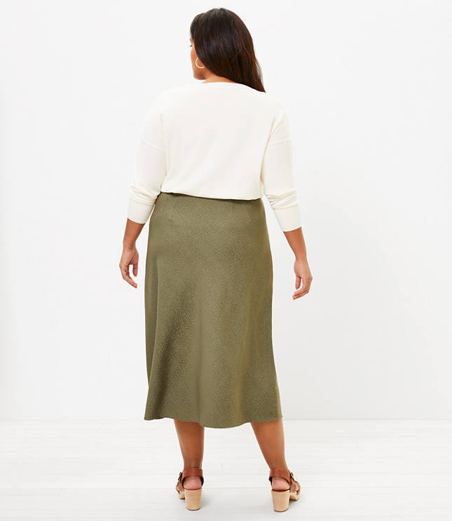 LOFT Plus Flowy Midi Skirt