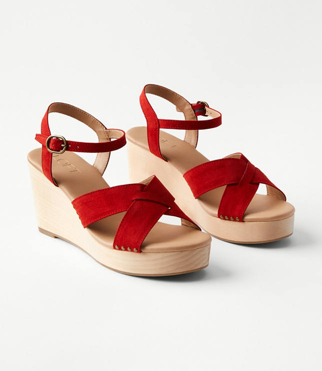 Wooden Wedge Sandals