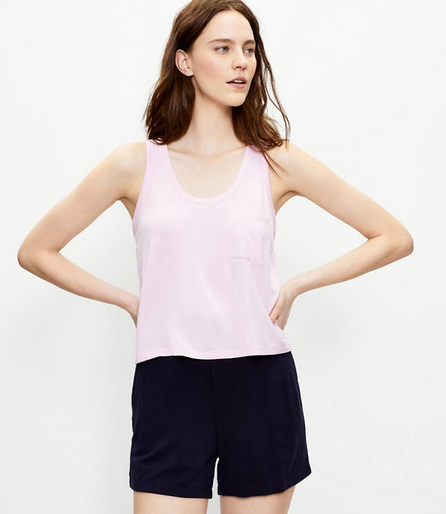 Lou & Grey Signaturesoft Jersey Pocket Tank
