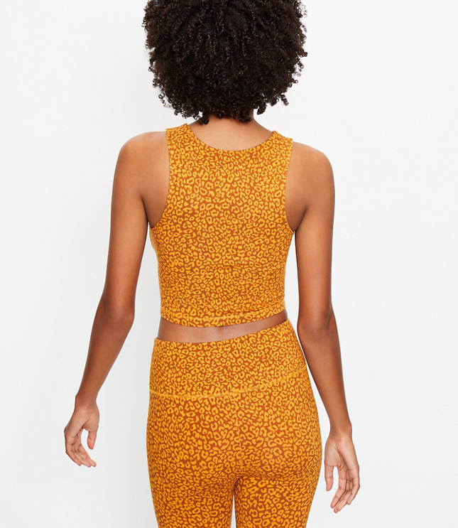 Lou & Grey Leopard Print Halter Bralette