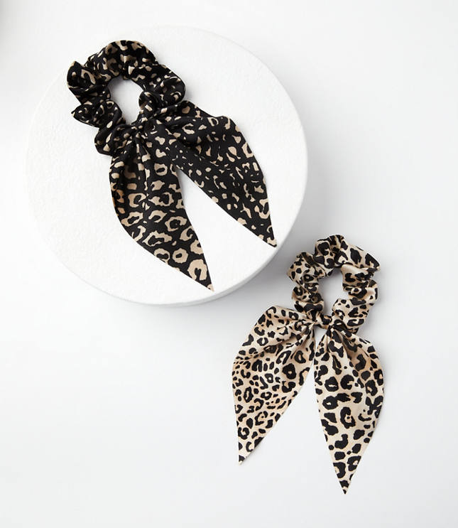 Cheetah Print Scarf Set