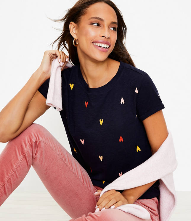 Heart Everyday Crew Neck Tee