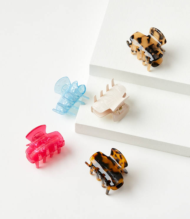 Mini Claw Hair Clip Set