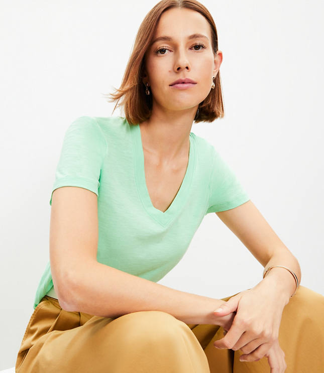 Women's Green Tops | Loft