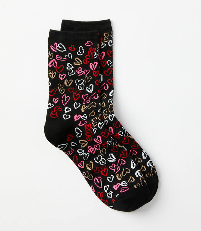 Heart Crew Socks