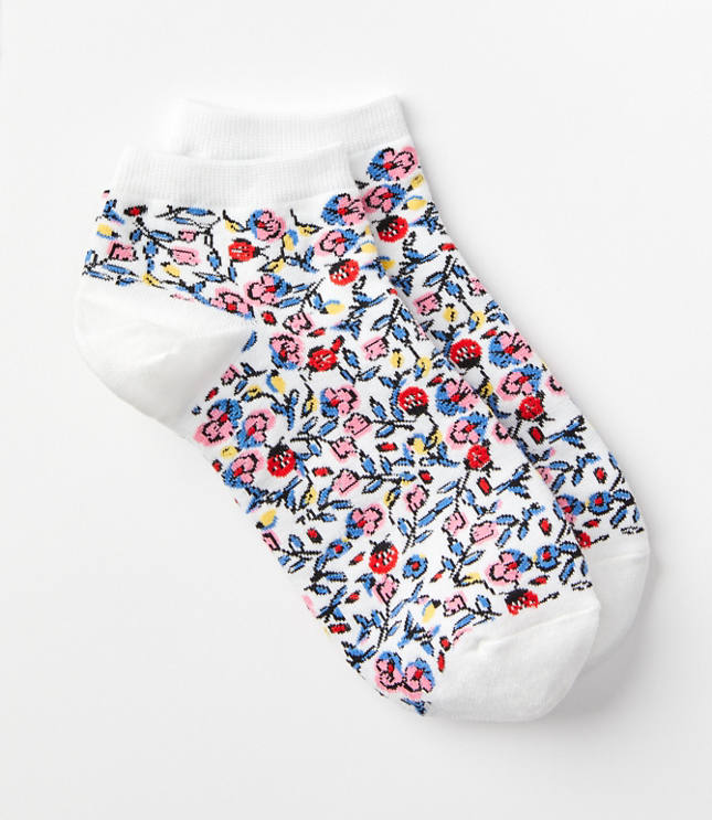 Floral Ankle Socks