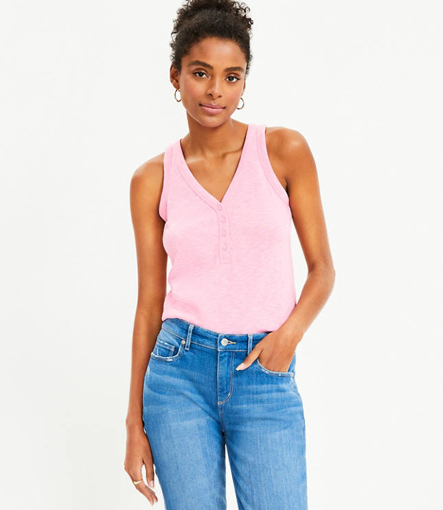 Henley Tank Top
