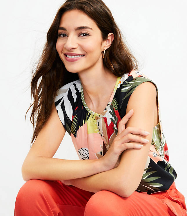 Paradise Flutter Sleeve Shell