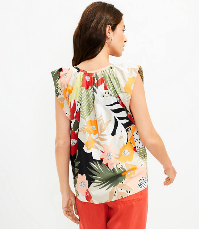 Paradise Flutter Sleeve Shell