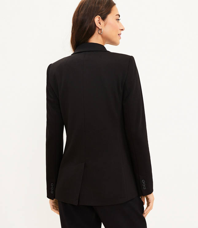 Knit Long Modern Blazer