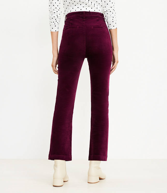 Velvet Kick Crop Pants