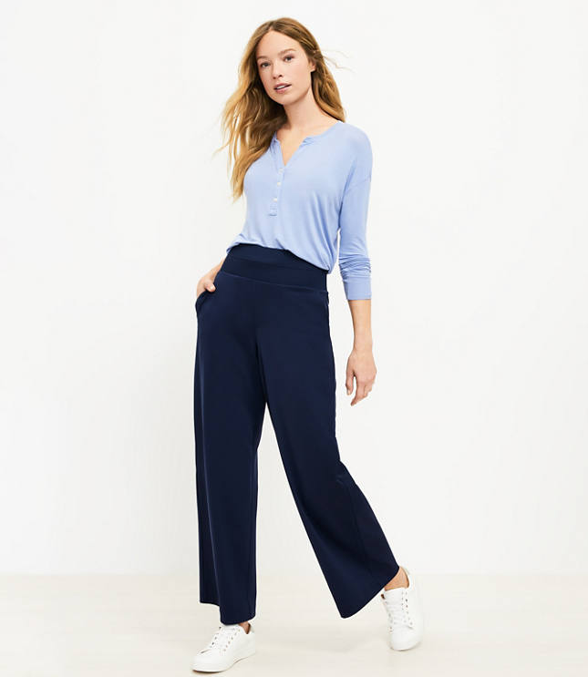 Lou & Grey Luvstretch Wide Leg Pants