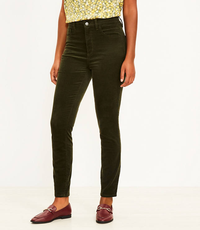 Petite Curvy Skinny Corduroy Pants