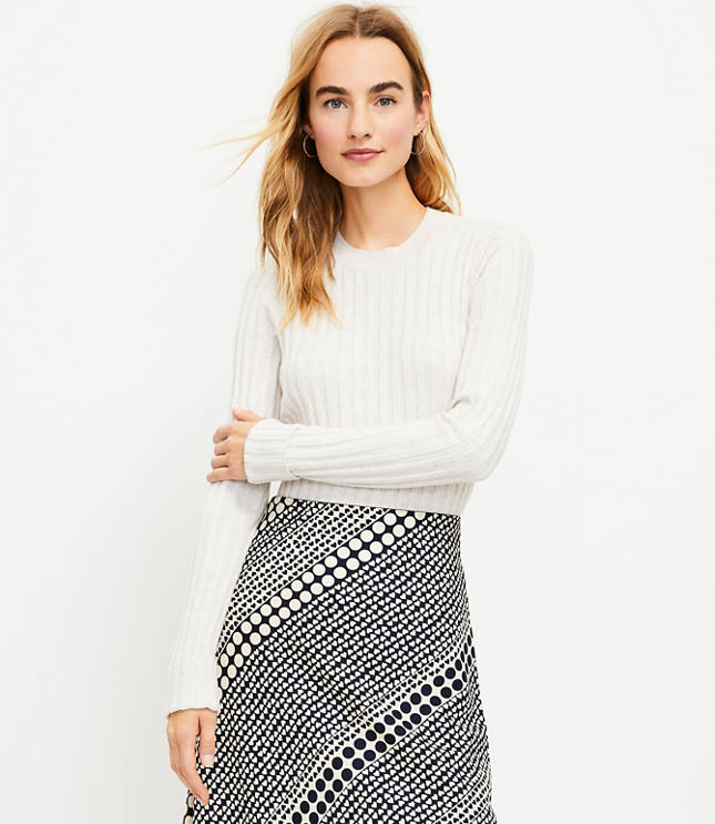 Cuffed Ribbed Sweater