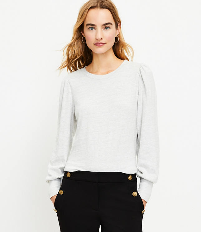 Puff Sleeve Sweatshirt
