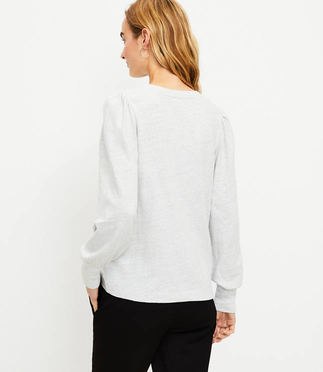 Puff Sleeve Sweatshirt
