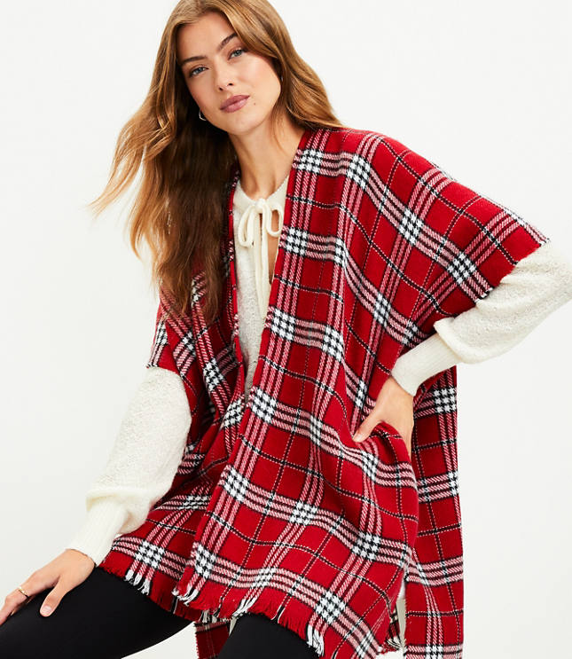 Cozy Plaid Wrap