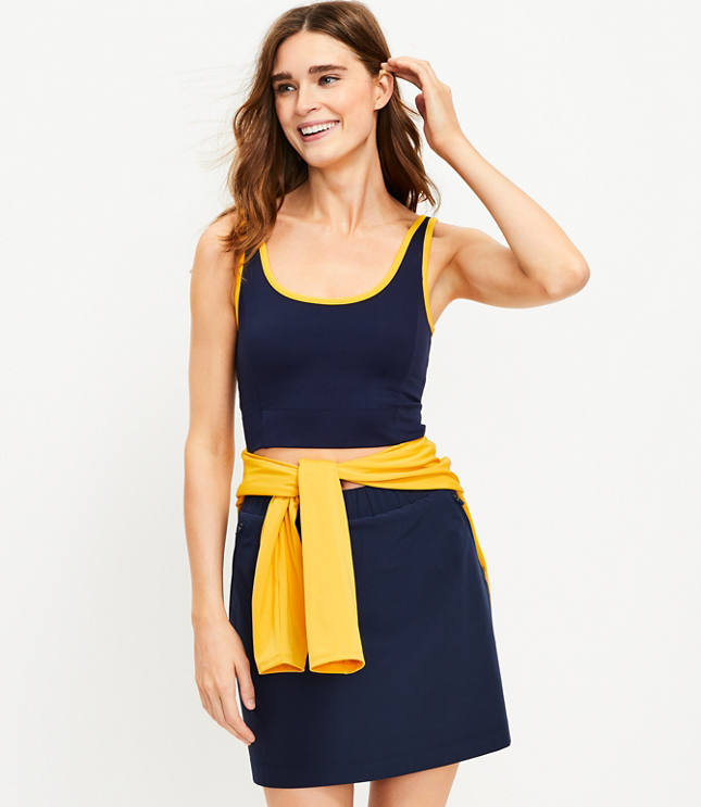 Lou & Grey Wanderweave Zip Pocket Skort