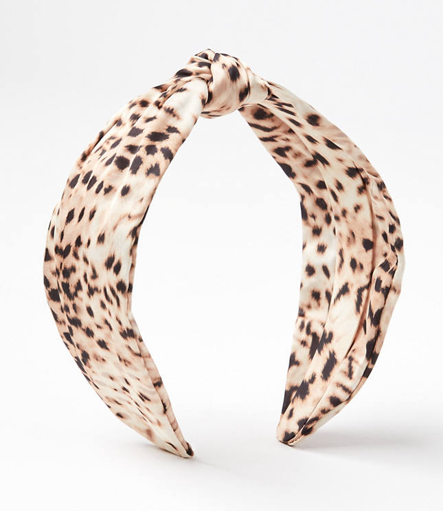 Leopard Print Knot Headband