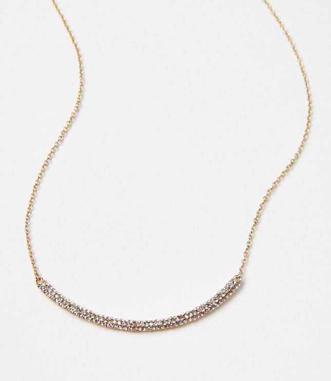 Pave Bar Necklace
