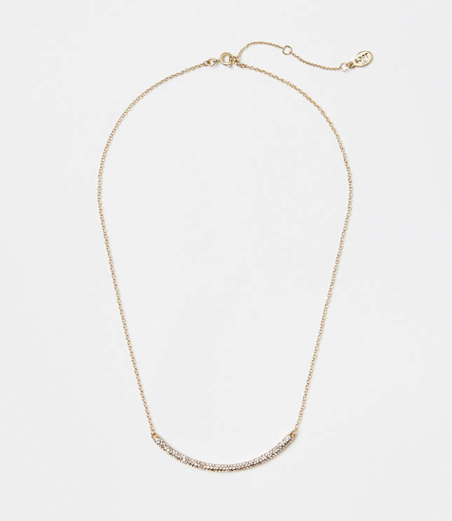 Pave Bar Necklace