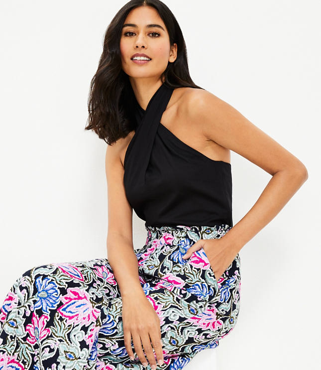 Crossover Halter Top