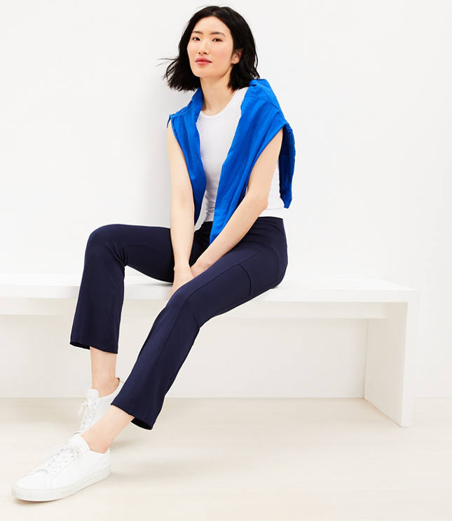 Lou & Grey Luvstretch Pocket Kick Crop Pants