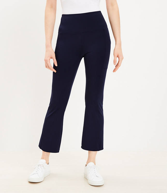 Lou & Grey Luvstretch Pocket Kick Crop Pants