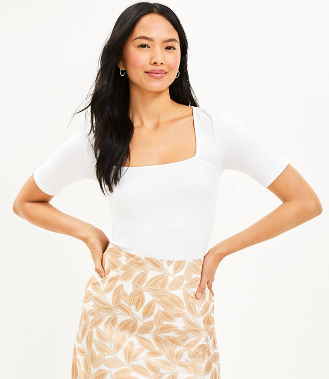 Ribbed Twist Open Back Top