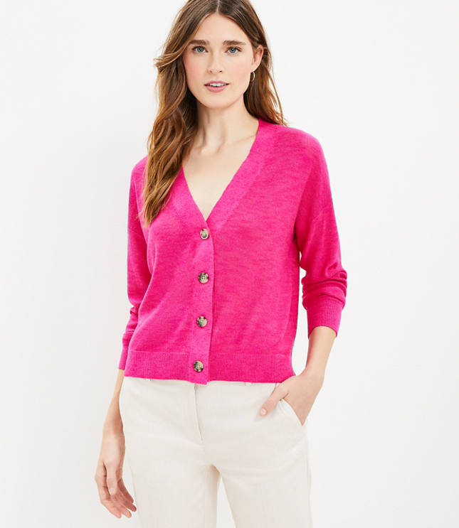 Women's Pink Cardigan Sweaters | Loft